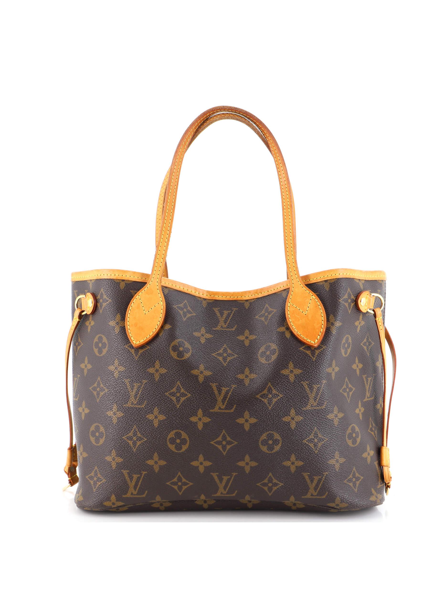 Louis Vuitton 100% Coated Canvas Brown Neverfull Tote Monogram Canvas PM One Size - 30% off ...