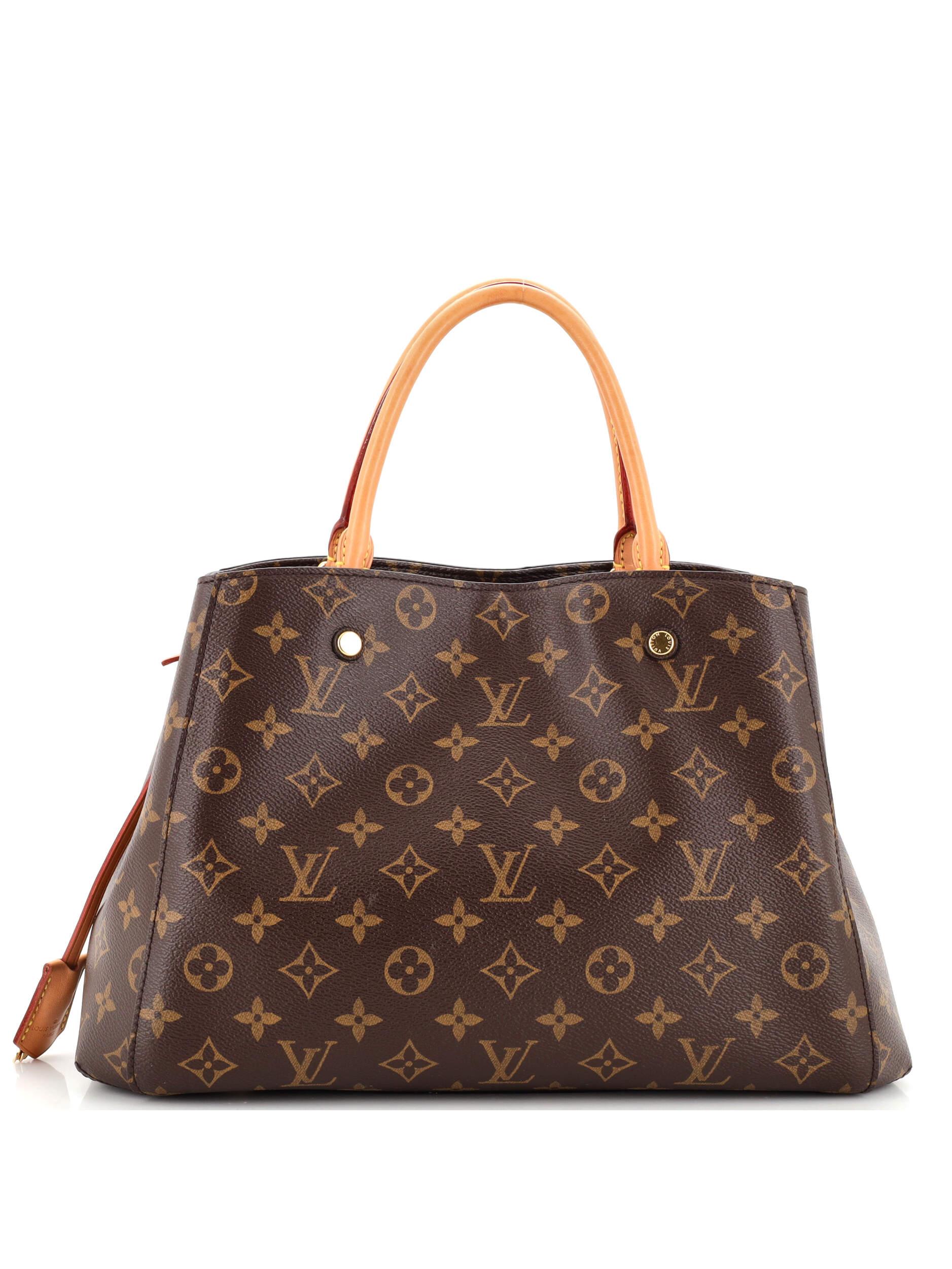 Louis Vuitton 100% Coated Canvas Brown Montaigne Handbag Monogram Canvas MM One Size - 30% off ...