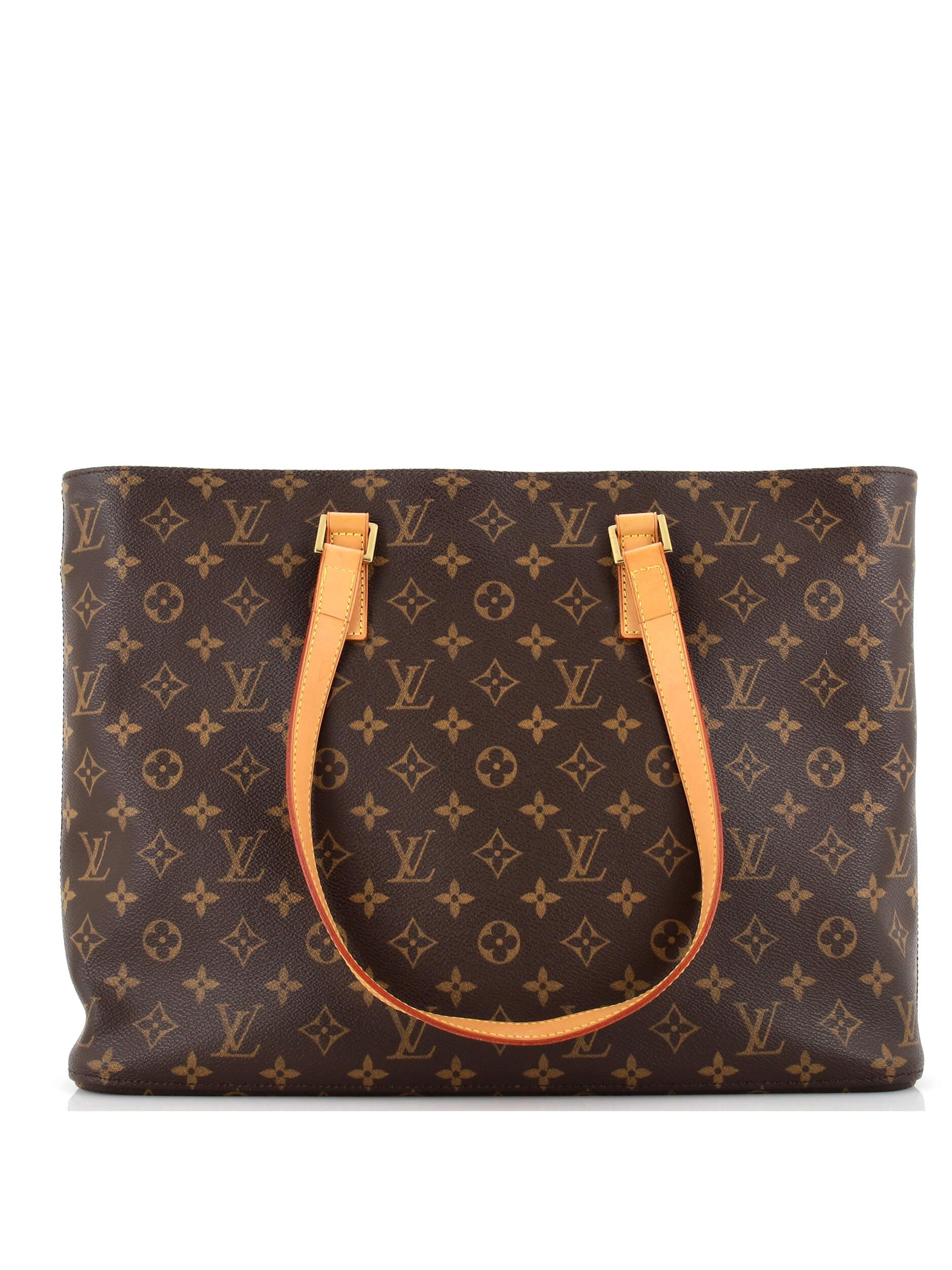 Louis Vuitton 100% Coated Canvas Brown Luco Handbag Monogram Canvas One Size - 12% off | thredUP