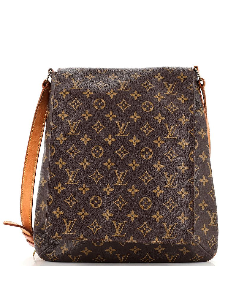 Louis Vuitton 100% Coated Canvas Brown Musette Salsa Handbag Monogram Canvas GM One Size - 39% ...