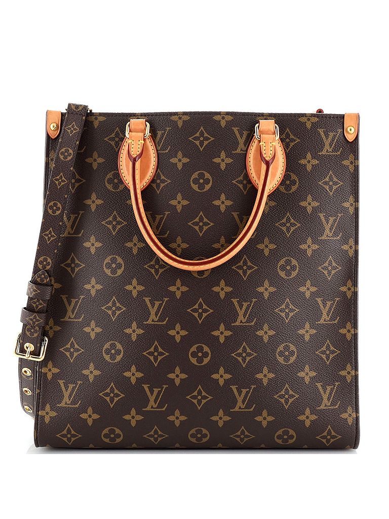 Louis Vuitton 100% Coated Canvas Brown Sac Plat NM Bag Monogram Canvas PM One Size - 16% off ...