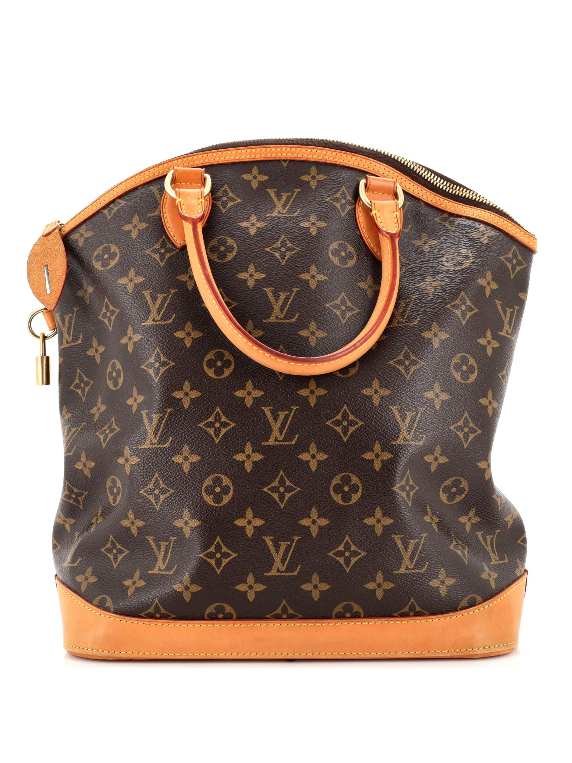 Louis Vuitton 100% Coated Canvas Brown Lockit Handbag Monogram Canvas Vertical One Size - 45% ...