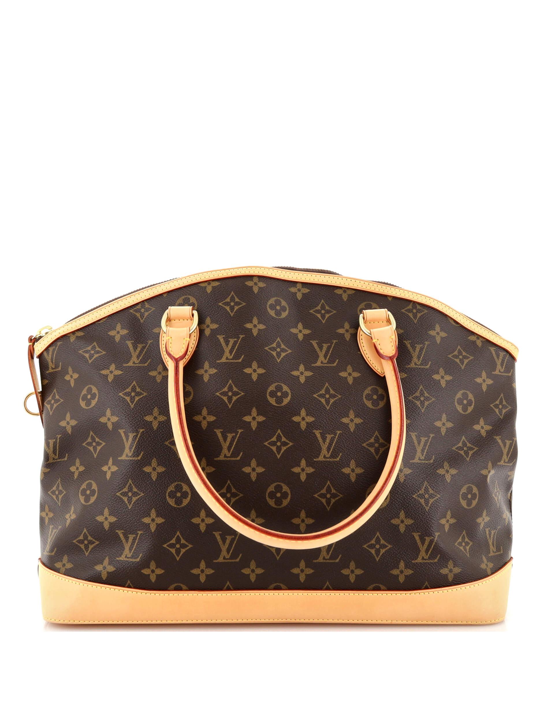 Louis Vuitton 100% Coated Canvas Brown Lockit Handbag Monogram Canvas Horizontal One Size - 24% ...