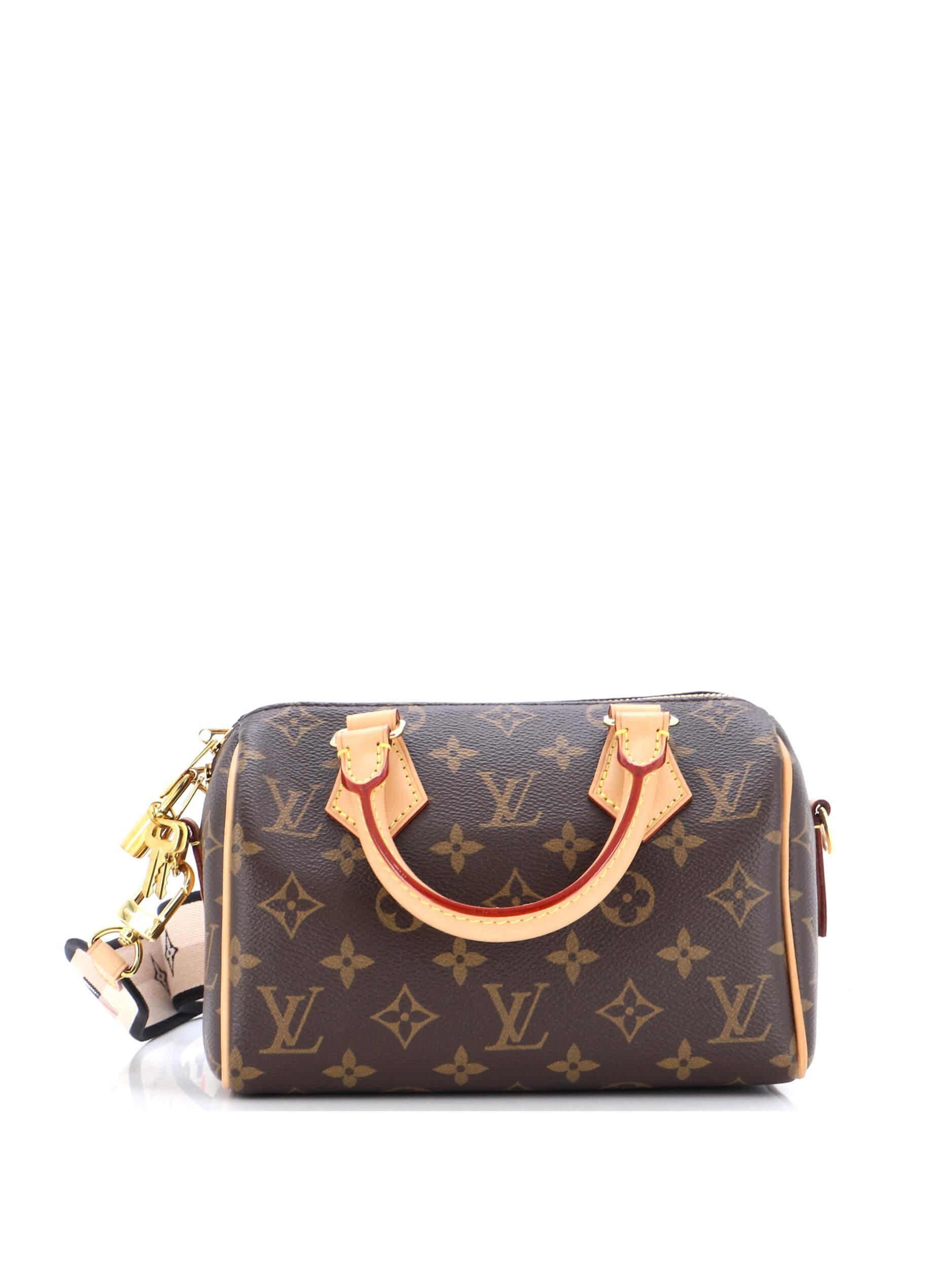 Louis Vuitton 100% Coated Canvas Brown Speedy Bandouliere Bag Monogram Canvas 20 One Size - -24% ...