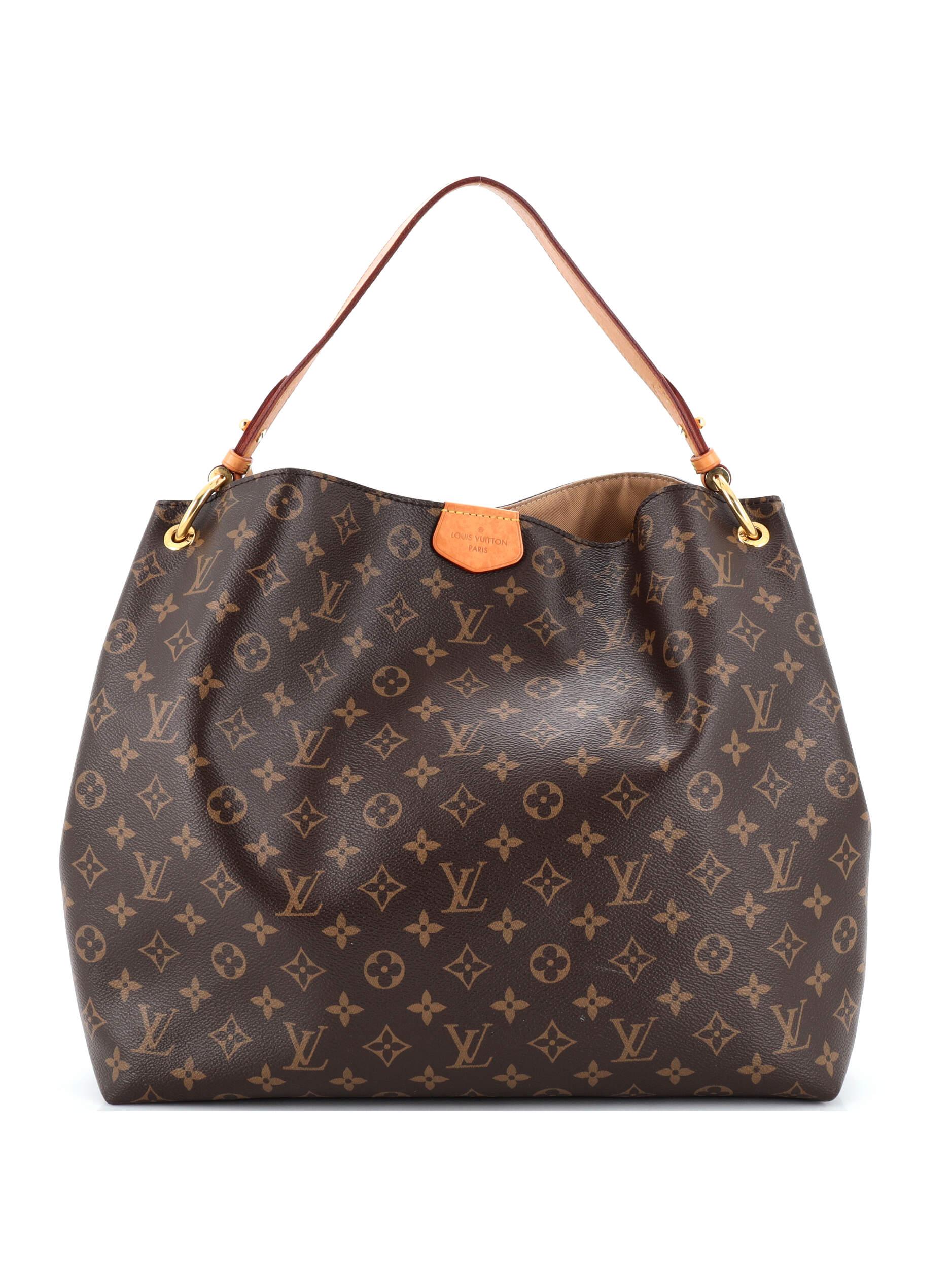 Louis Vuitton 100% Coated Canvas Brown Graceful Handbag Monogram Canvas MM One Size - 14% off ...
