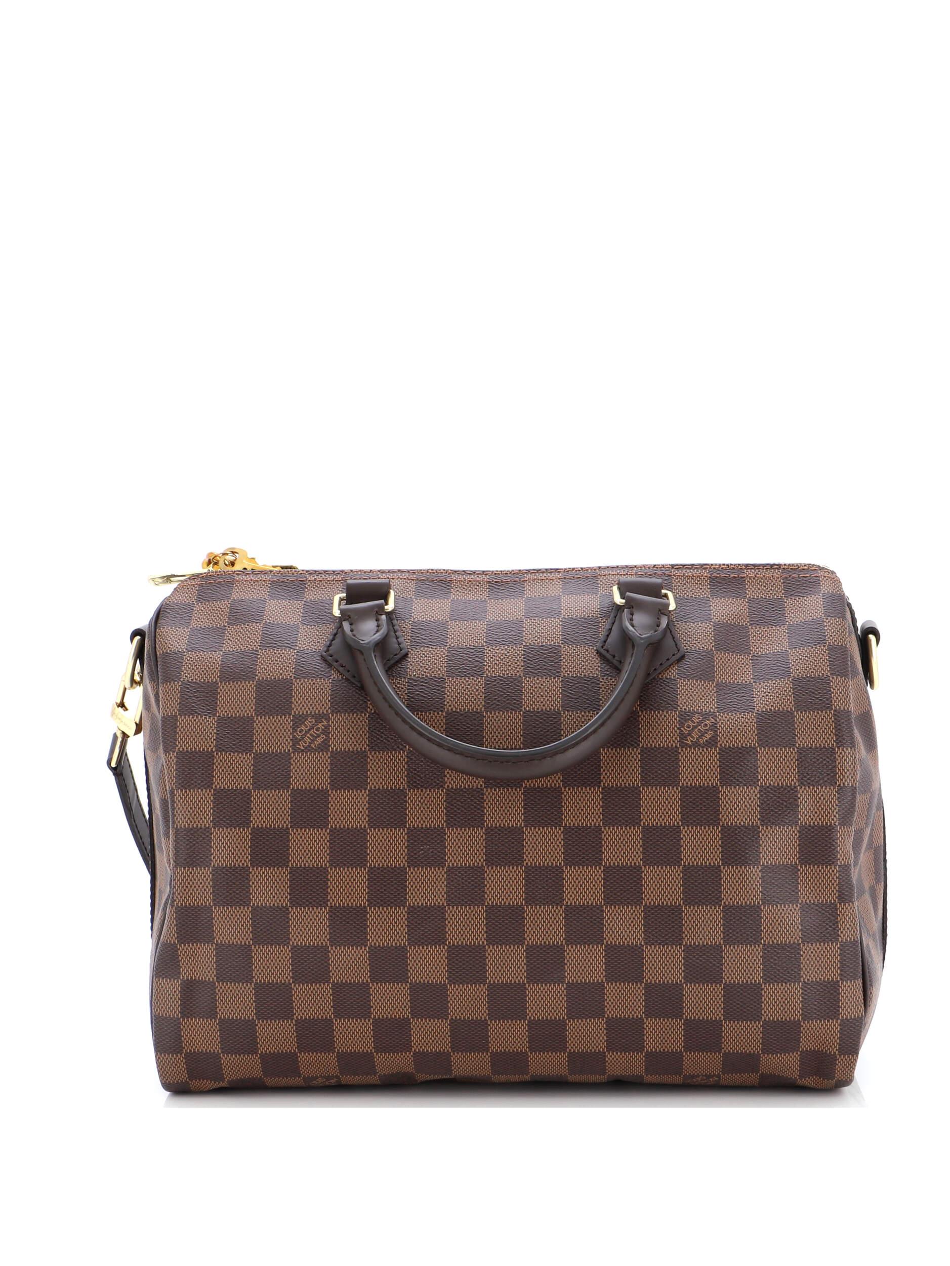 Louis Vuitton 100% Coatead Canvas Brown Speedy Bandouliere Bag Damier 30 One Size - 9% off | thredUP