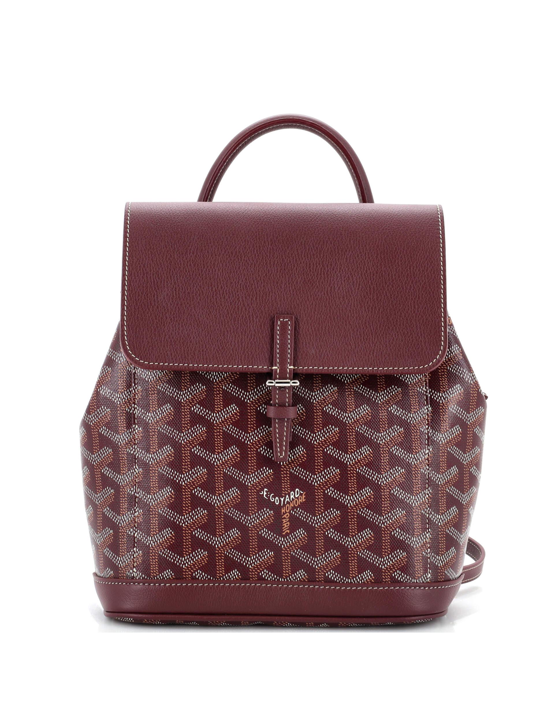 Goyard 100% Coatead Canvas Red Alpin Backpack Coated Canvas Mini One ...