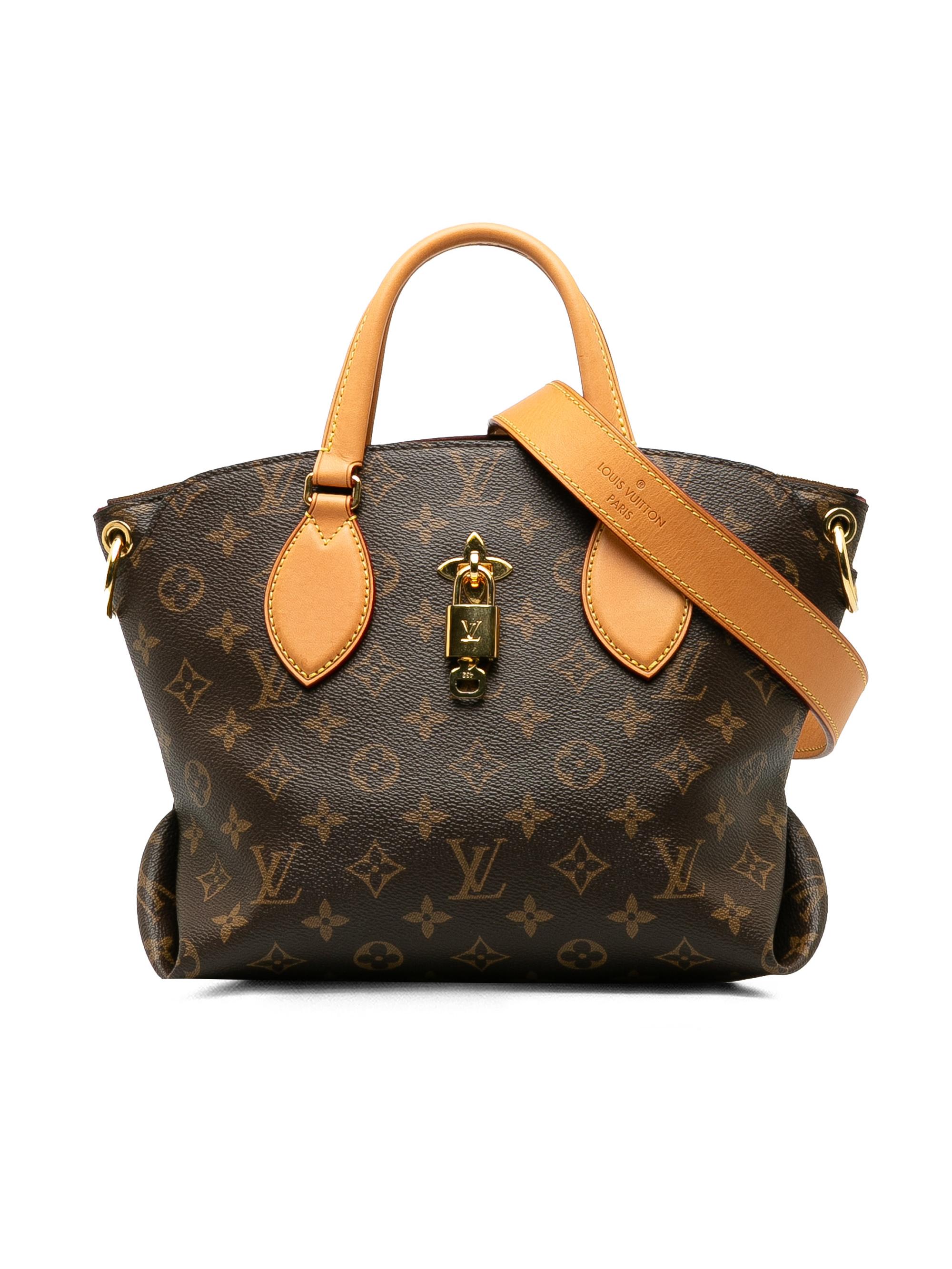 Louis Vuitton 100% Coated Canvas Brown Monogram Flower Zipped Tote PM One Size - 27% off | ThredUp
