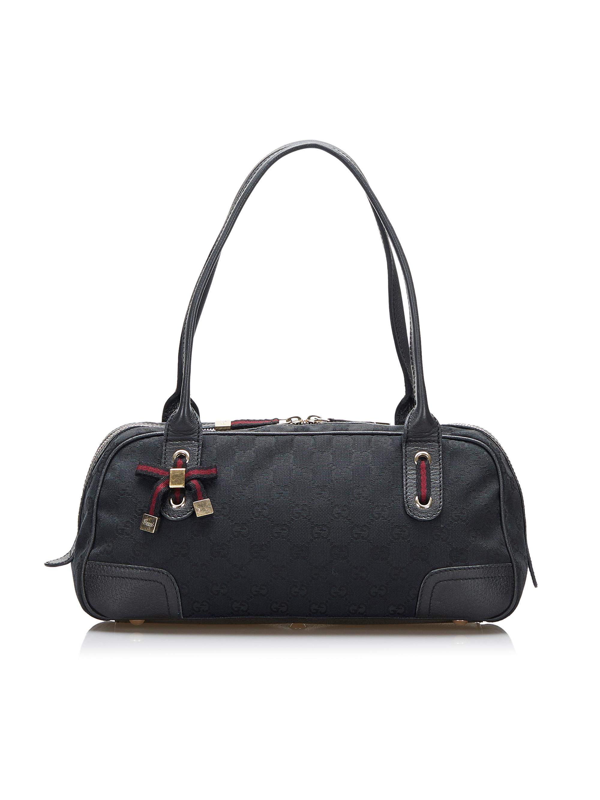 Gucci 100% Canvas Black GG Canvas Princy Handbag One Size - 42% off ...