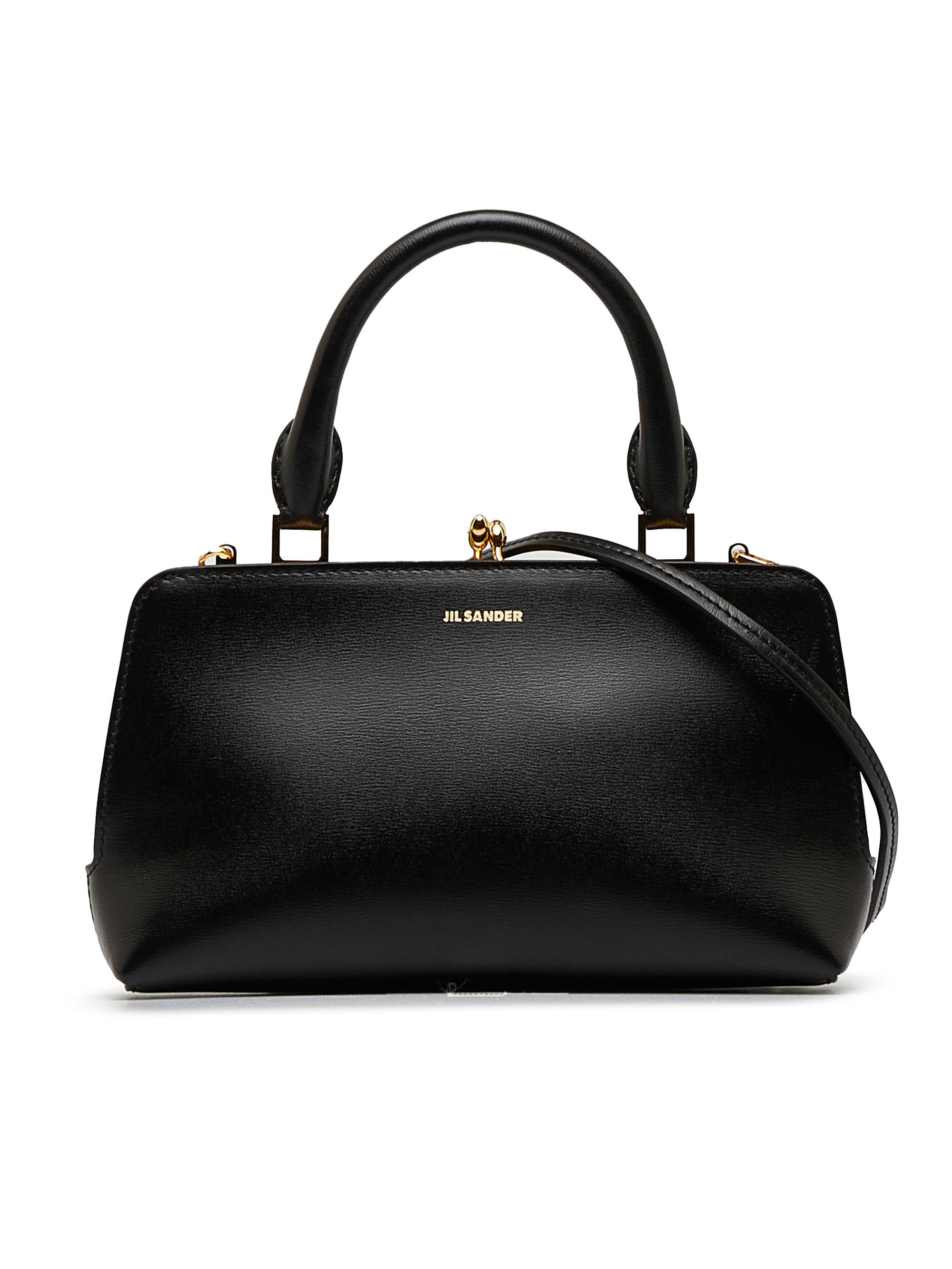Jil Sander 100% Leather Black Mini Goji Frame Bag One Size - 23% off ...