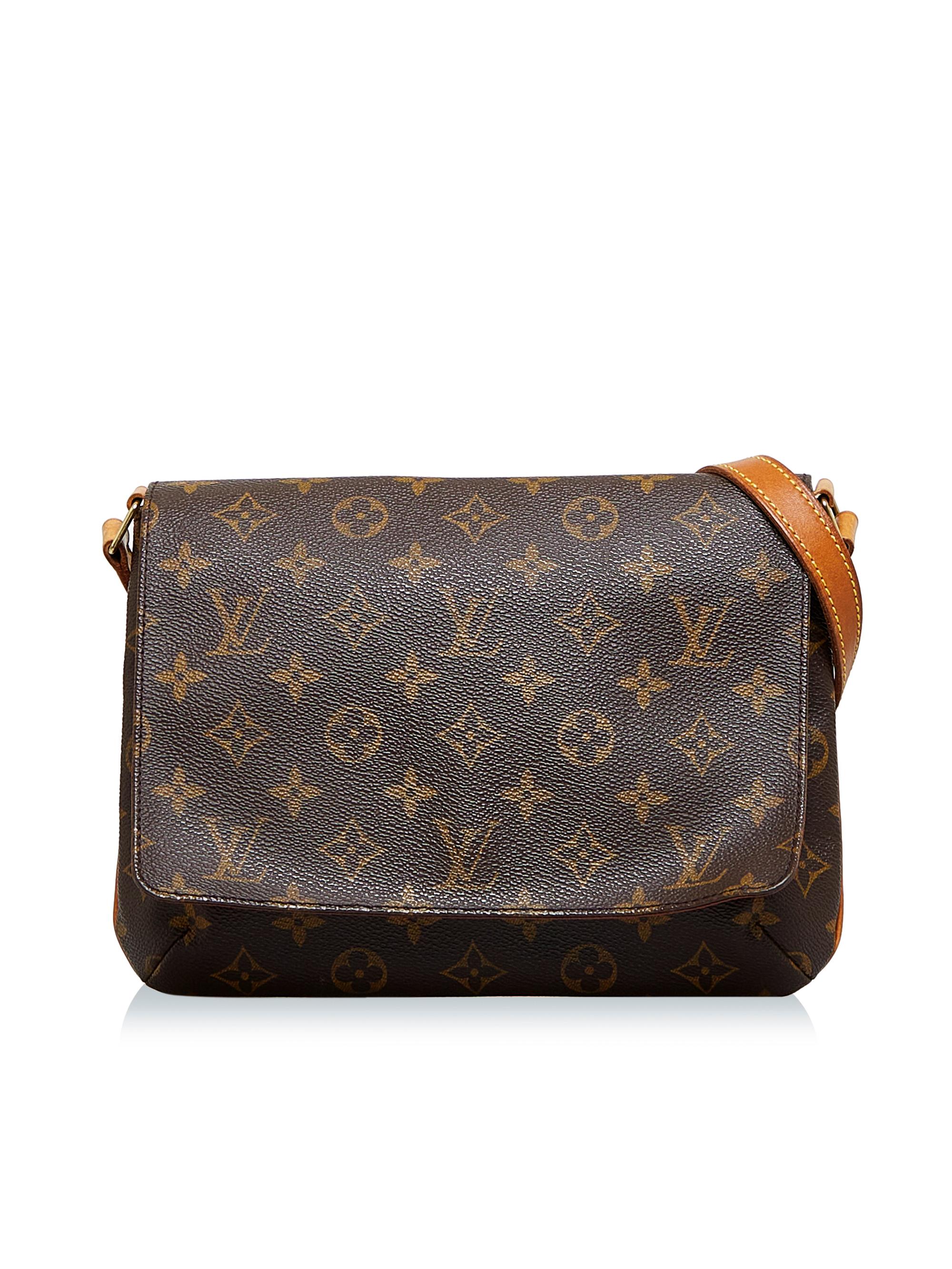 Louis Vuitton 100% Coated Canvas Brown Monogram Musette Tango Short Strap One Size - 39% off ...
