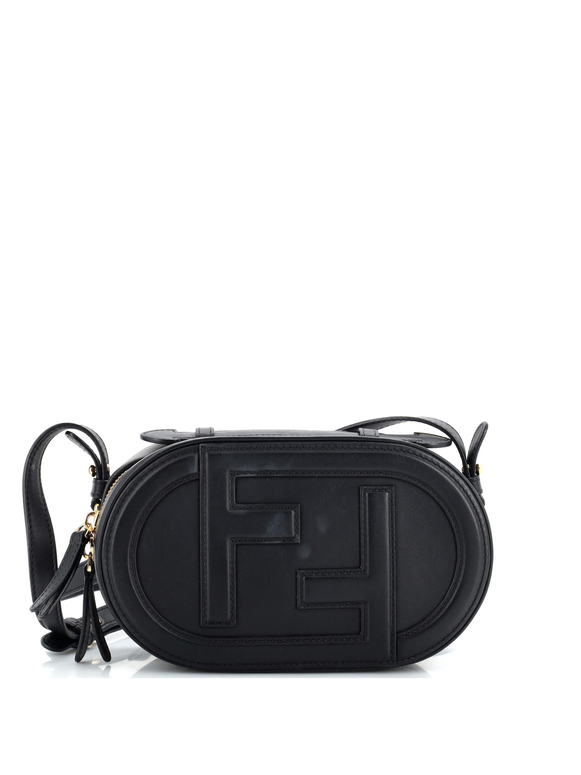 Fendi 100% Leather Black O'Lock Camera Bag Leather Mini One Size - 14% ...