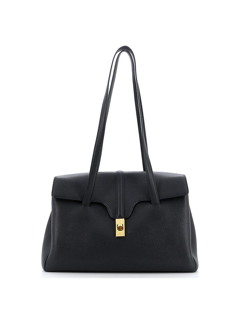 Céline 100% Leather Black Soft 16 Bag Smooth Calfskin Medium One Size ...