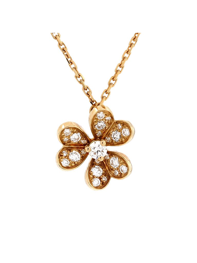 Van Cleef & Arpels 100% 18k Yellow Gold Yellow Frivole Pendant Necklace ...