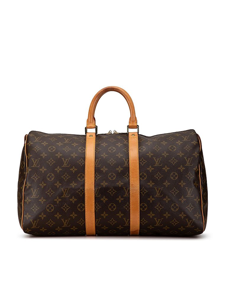 Louis Vuitton 100% Coated Canvas Brown Monogram Keepall 45 One Size - 62% off | ThredUp