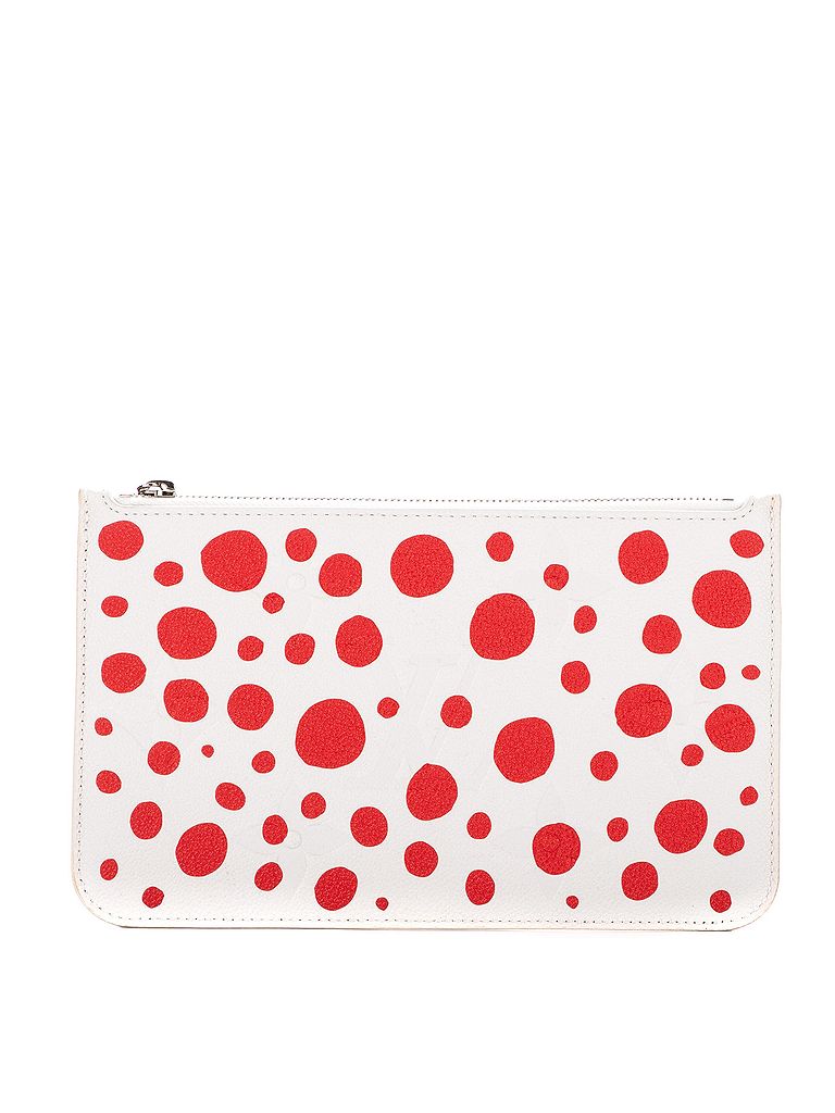 Louis Vuitton White Ltd. Ed. Yayoi Kusama Infinity Dots Neverfull Pouch One Size - 19% off | ThredUp