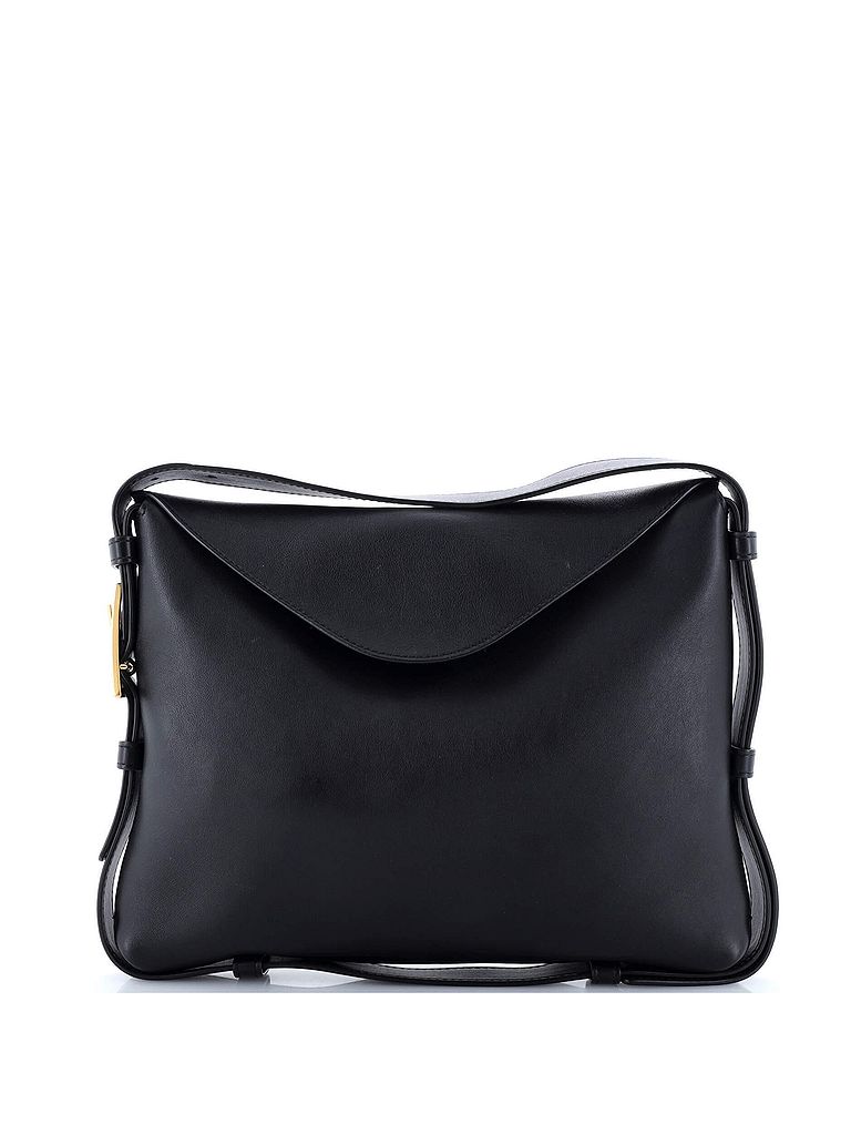 Bottega Veneta 100% Leather Black Cradle Shoulder Bag Leather Medium ...