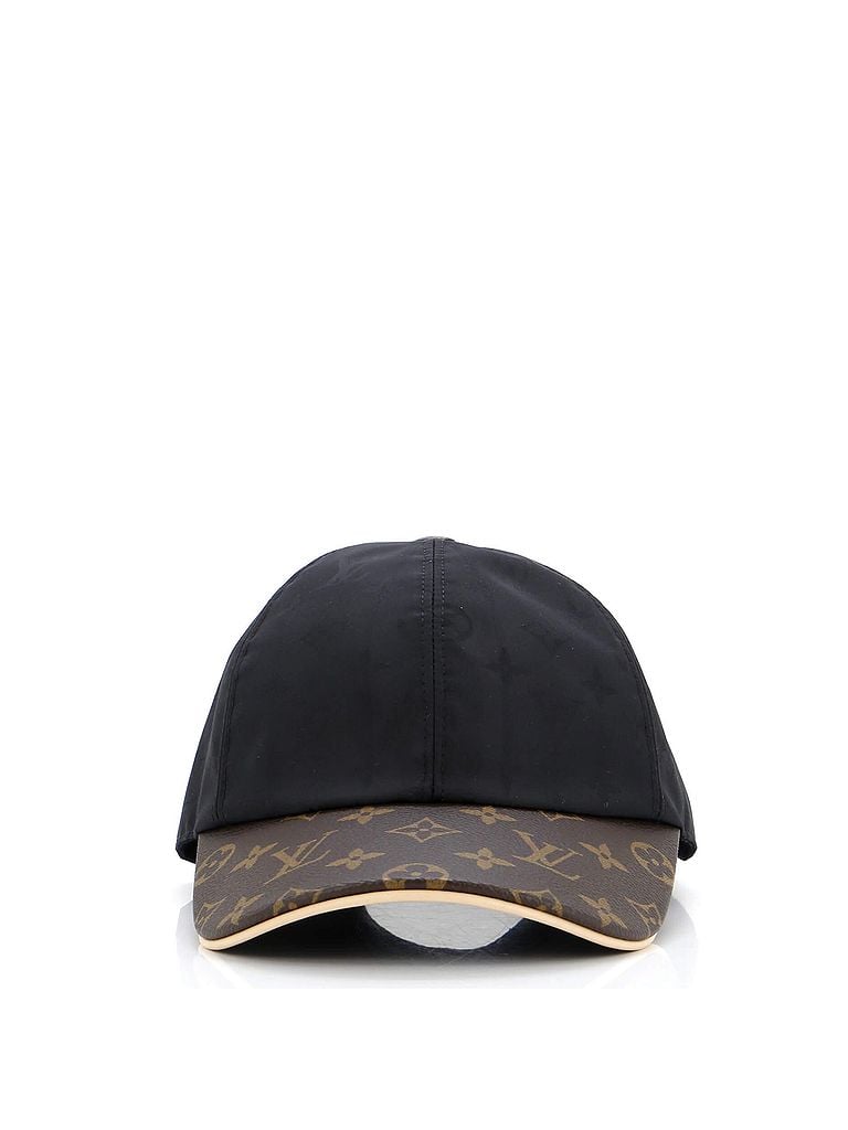 Louis Vuitton Black Cap Ou Pas Baseball Hat Monogra Nylon with Monogram ...