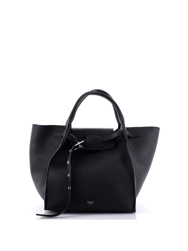 Céline 100% Leather Black Big Bag Grained Calfskin Small One size - 57% ...