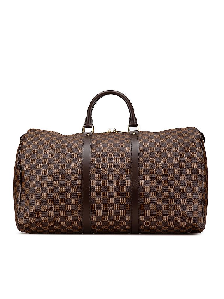 Louis Vuitton 100% Coated Canvas Brown Damier Ebene Keepall 50 One size - 18% off | ThredUp