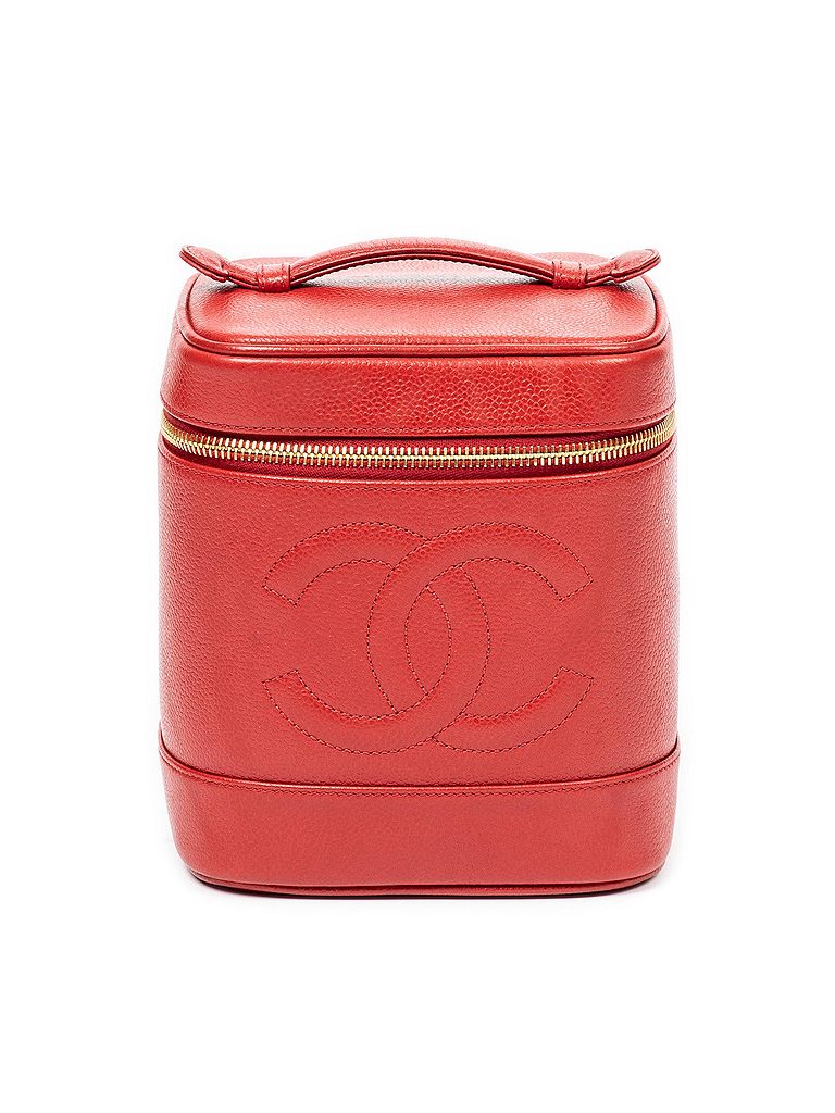 Chanel Red CC Tall Vanity Case One size - 18% off | ThredUp