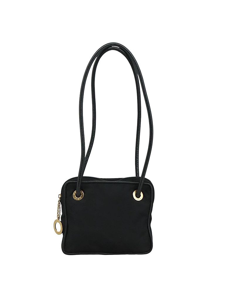 Céline 100% Synthetic Solid Black Logo Du Cercle Black Synthetic ...