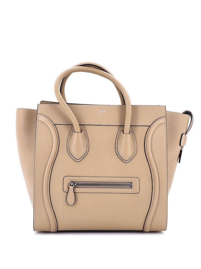 Céline 100% Coatead Canvas Tan Luggage Bag Grainy Leather Mini One size - 16% off | ThredUp