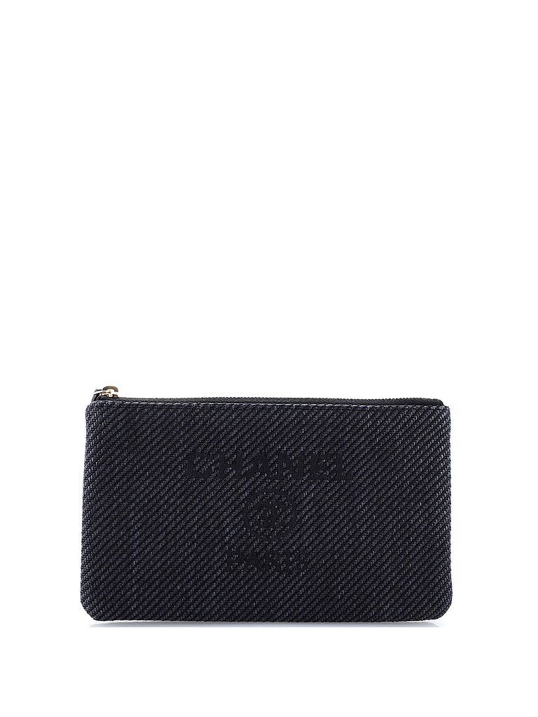 Chanel 100% Raffia Black Deauville Pouch Raffia Small One size - -14% ...