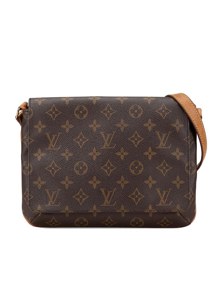 Louis Vuitton 100% Coated Canvas Brown Monogram Musette Tango Short Strap One size - 42% off ...