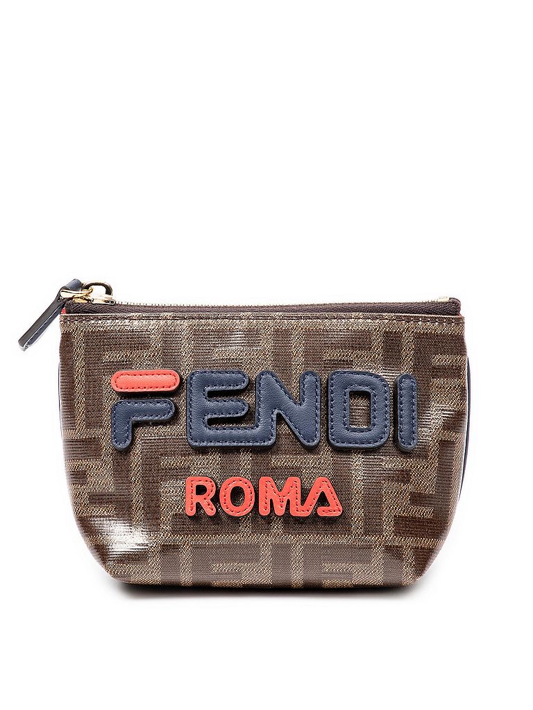 Fendi Brown Fendi x Fila Collab Zippy Coin Pouch One size - 19% off ...