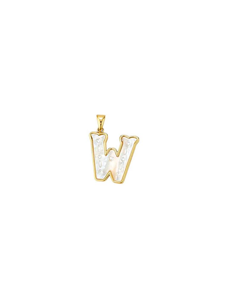 Asha Gold Toned Mini Letter Charm - W One size - 39% off | ThredUp