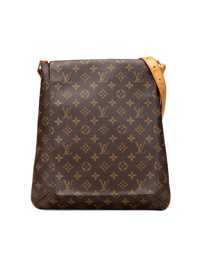 Louis Vuitton 100% Coated Canvas Brown Monogram Musette Salsa GM One ...