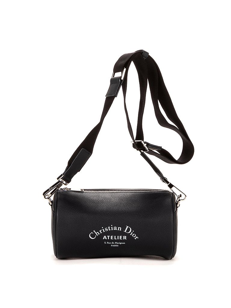 Dior Blue Dior Atelier Roller Navy Blue Cowhide leather Silver AA One ...